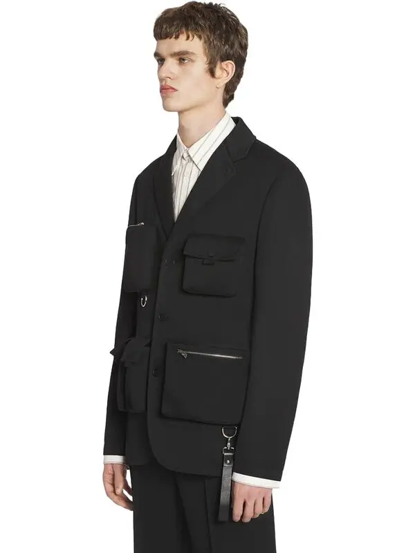 LANVIN Utility Jacket - Black