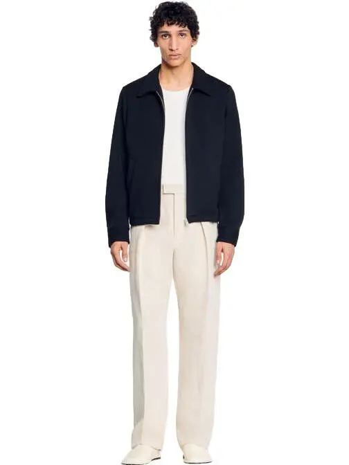 Sandro Knitted Jacket - Black