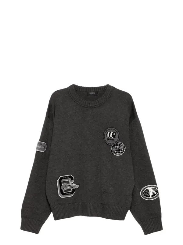 SONGZIO Universe Patchwork Jumper - Grey