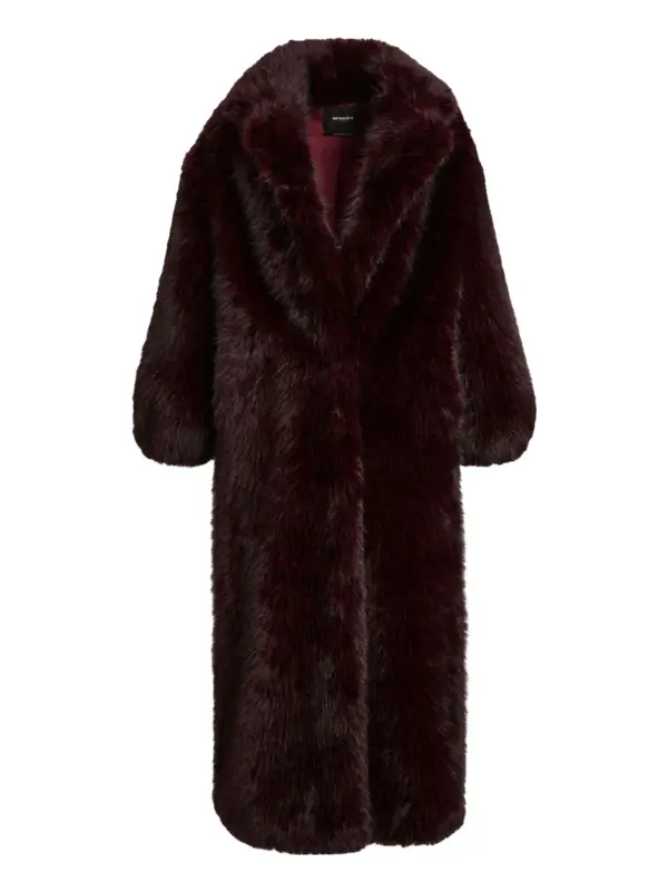 Retrofete Dasha Faux-fur Coat - Red