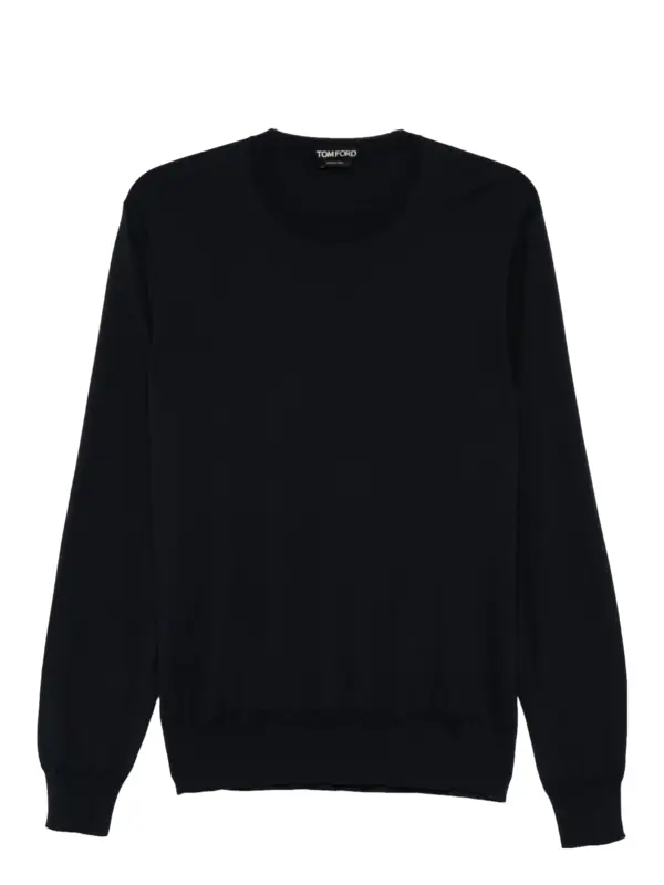TOM FORD Cotton Sweater - Blue