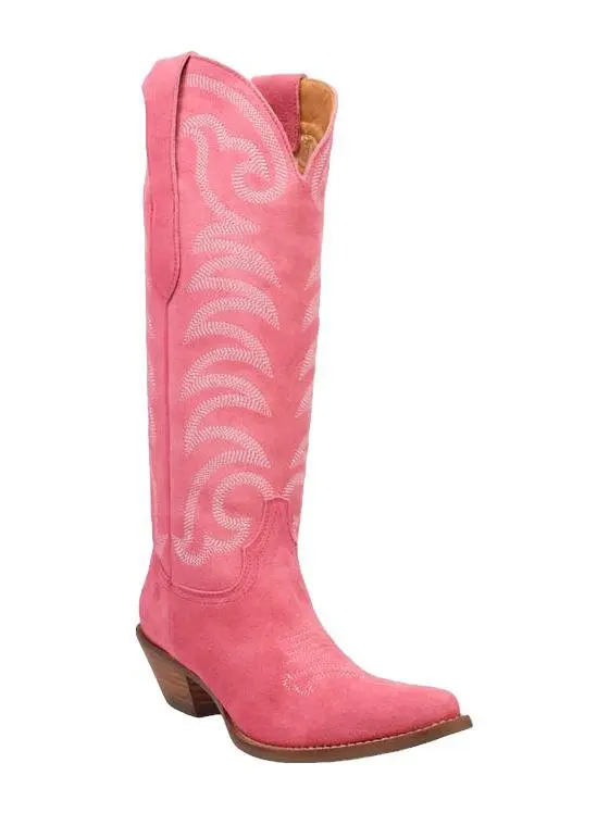 DINGO Movin On Western Boot - Pink