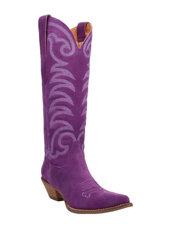 DINGO Movin On Western Boot - Purple