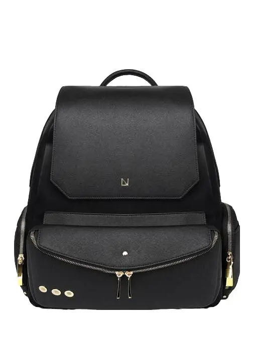 LUX AND NYX Zoe 15-inch Laptop Backpack With Detachable Clutch - Black