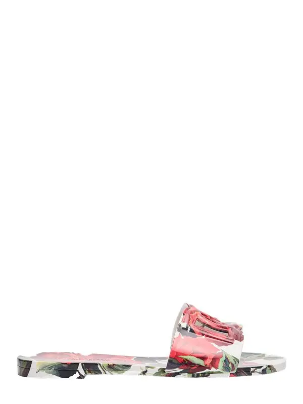 Dolce & Gabbana Bianca Floral Sandals - Multi