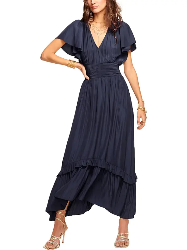 Ramy Brook Joanie Midi Dress - Navy