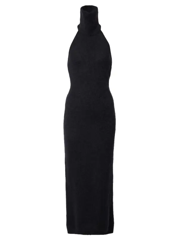 Magda Butrym Halterneck Maxi Dress - Black
