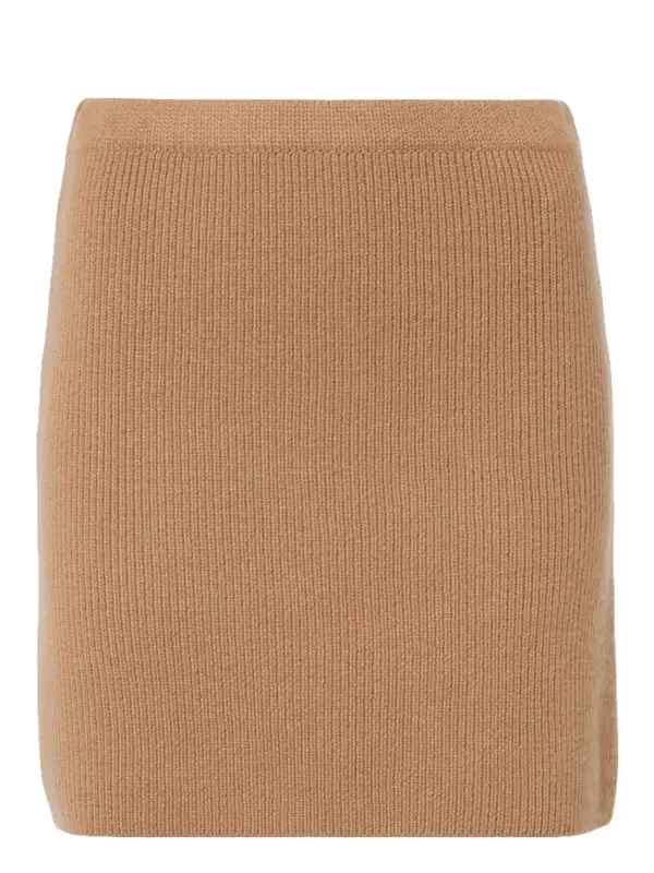 LISA YANG Mindy Cashmere Miniskirt - Brown