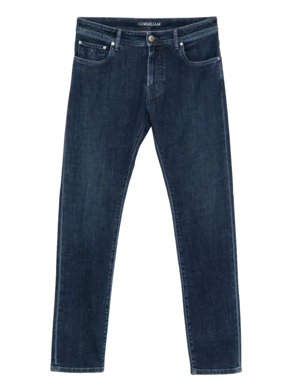 Corneliani Slim-cut Jeans - Blue