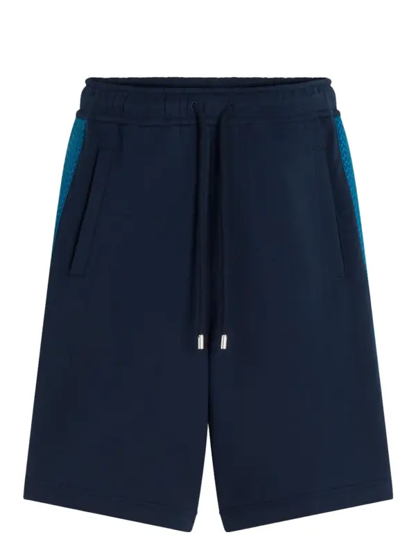 LANVIN Curb-stripe Track Short - Blue