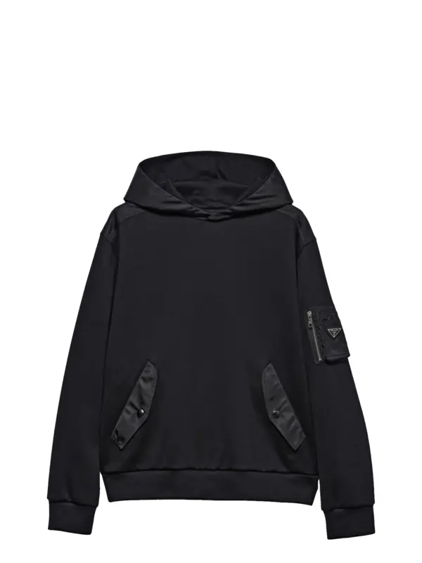 Prada Cotton Hoodie - Black
