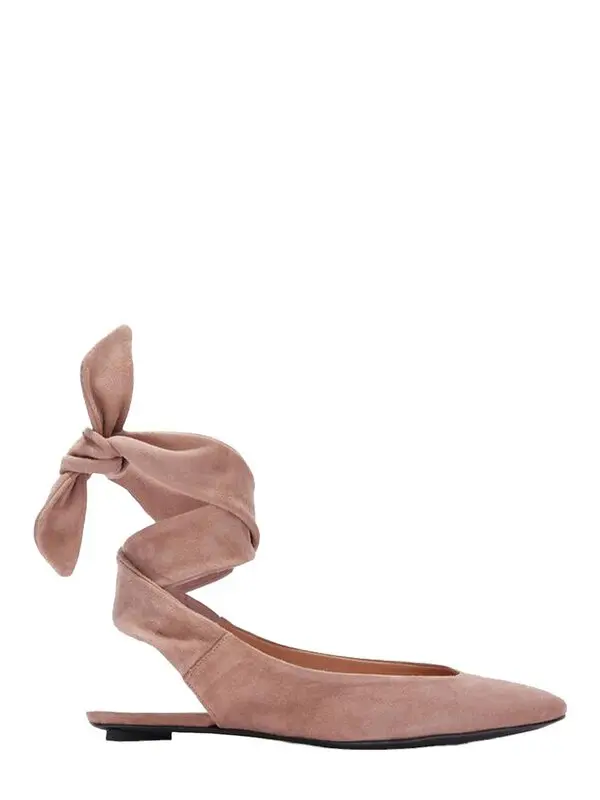 Attico Cloe Ballerina Shoes - Mud