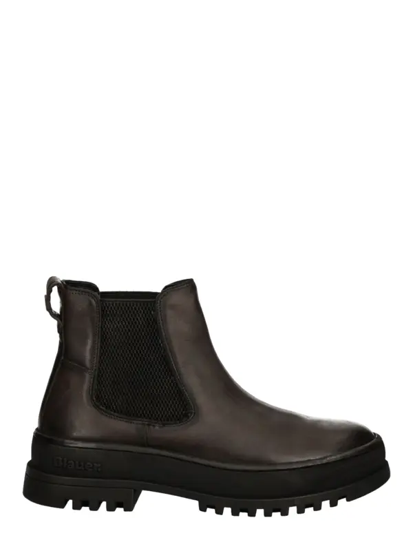 BLAUER. Leather Chelsea Boots - Brown