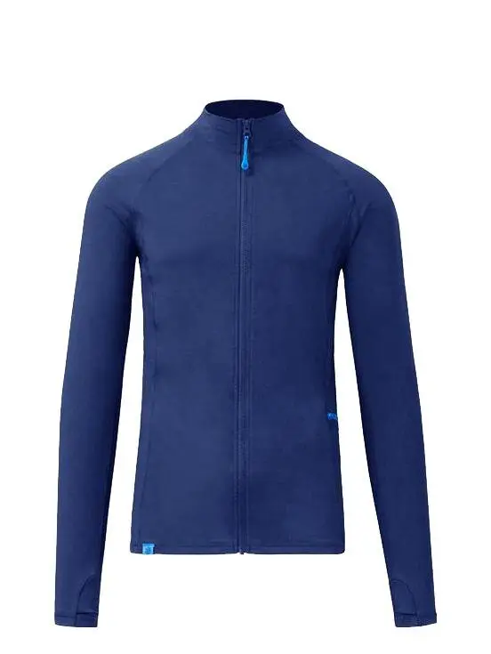UV SKINZ Long Sleeve Full Zip Active Fleece - Navy Blue