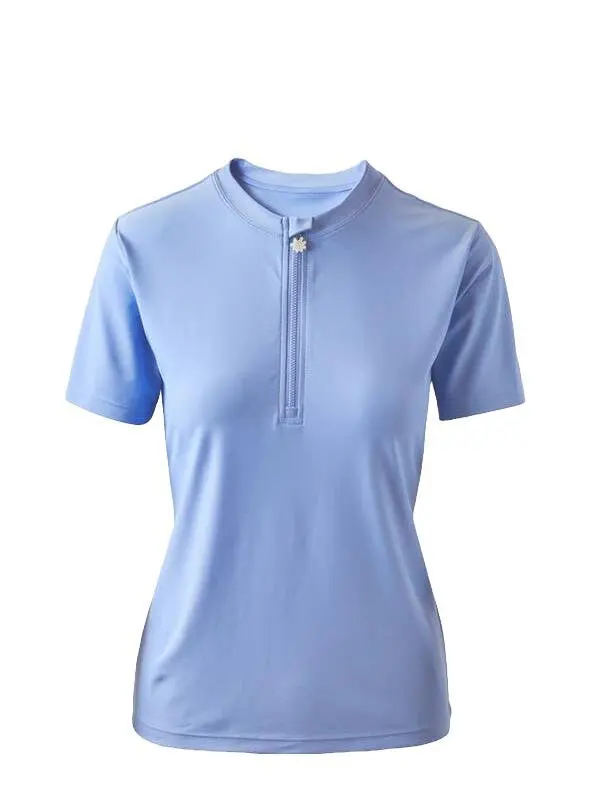 UV SKINZ Quarter Zip Sun Shirt - Blue Mist
