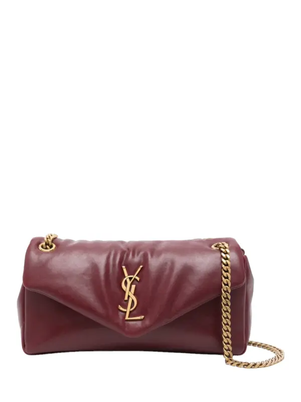 Saint Laurent Small Calypso Shoulder Bag - Red