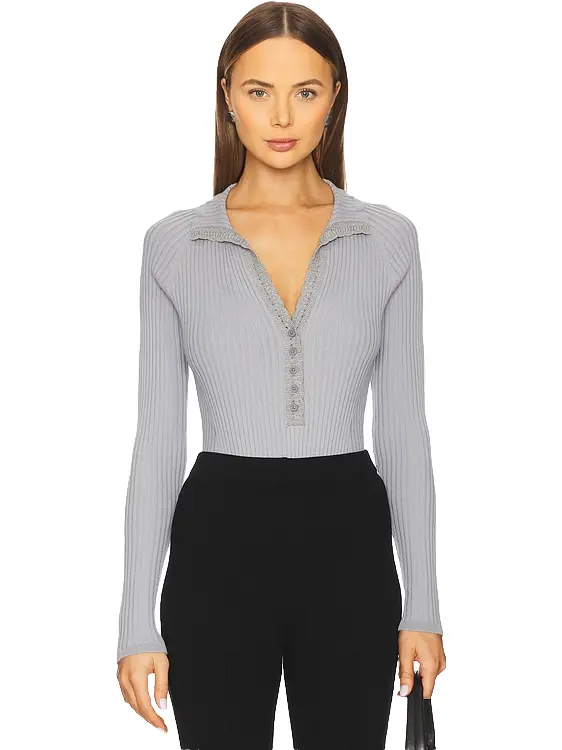 Free People X Intimately Fp Ready For It Bodysuit - Grey