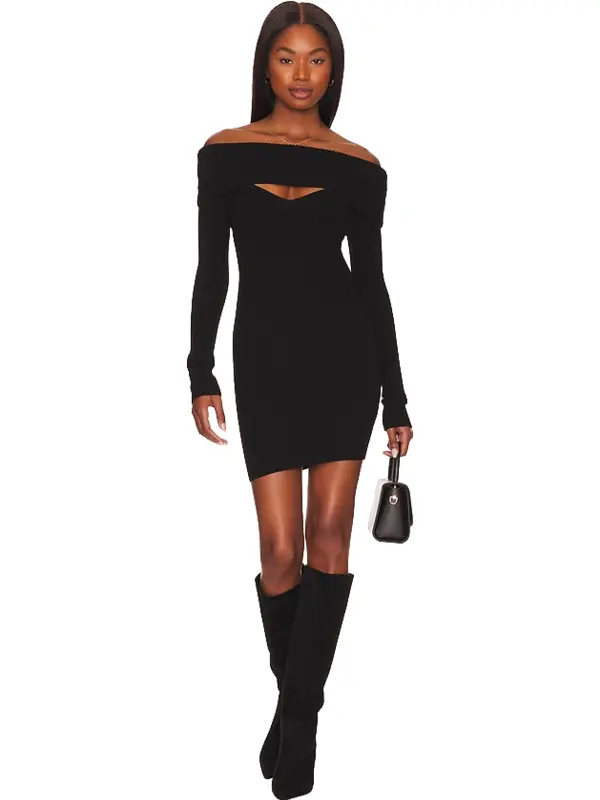 Nbd Nadja Knit Dress - Black