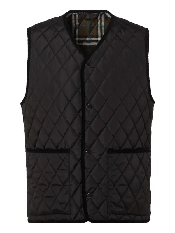 Burberry Quilted Vest - Black