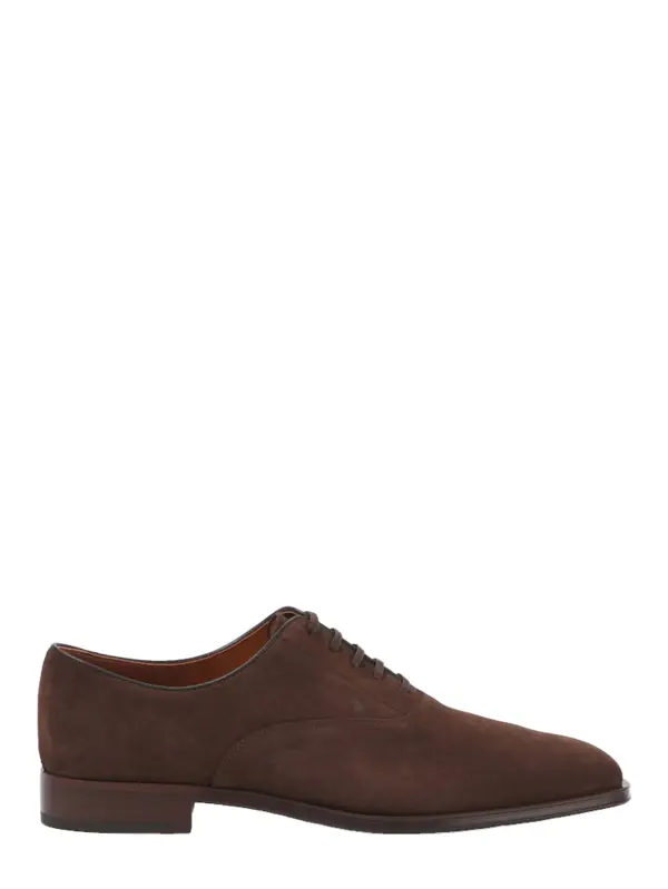 TOD'S Suede Derby Shoes - Brown