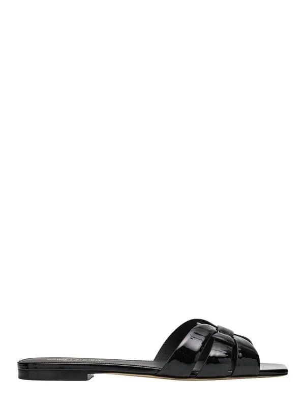 Saint Laurent Nu Pieds Flat Sandals - Black