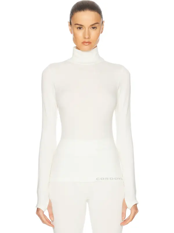 Cordova Sol Baselayer Top - Alabaster