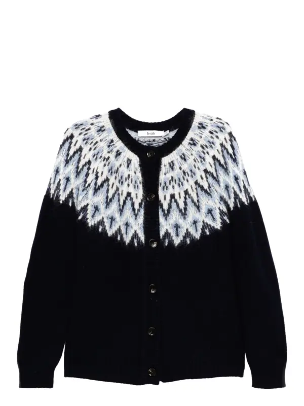 B+AB Button-up Cardigan - Blue