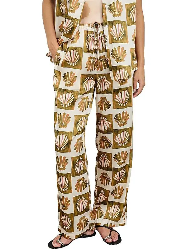 Rails Damani Printed Pants - Checkered Shells