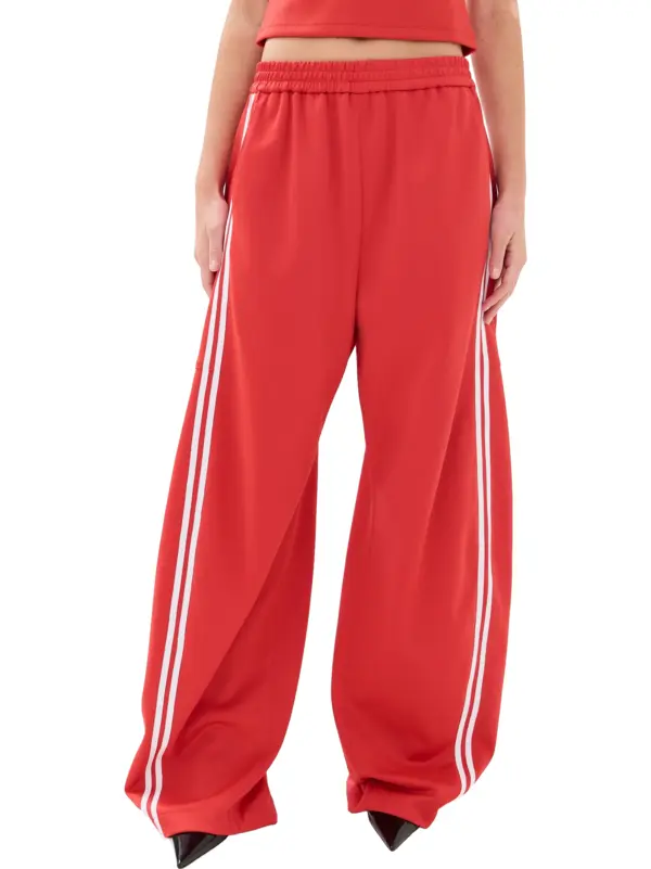 Tibi Active Knit Winslow Pants - Red