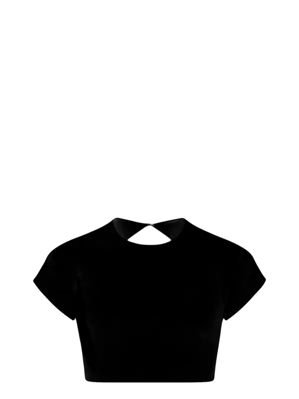 AZLEE Aura Crop Top - Black