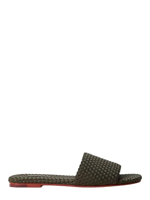 NAGHEDI St Barths Slide Sandals - Olive