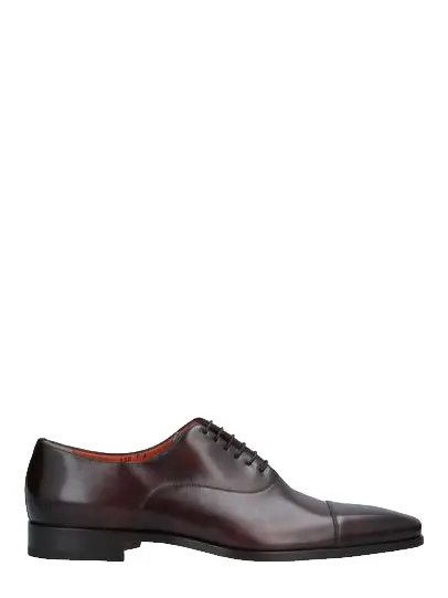 Santoni Leather Lace-up Shoes - Brown