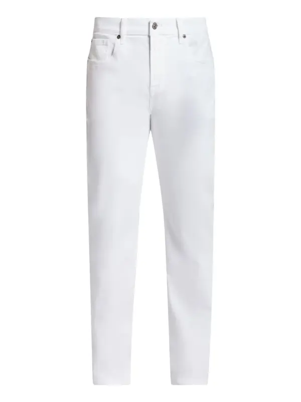 7 For All Mankind Slim-cut Jeans - White
