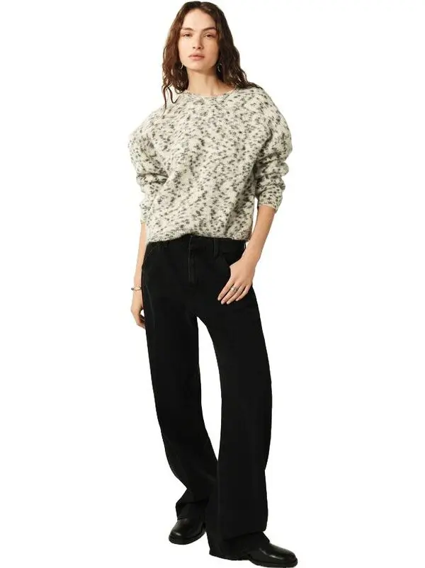 Ba&sh Leopold Long-sleeve Sweater - White