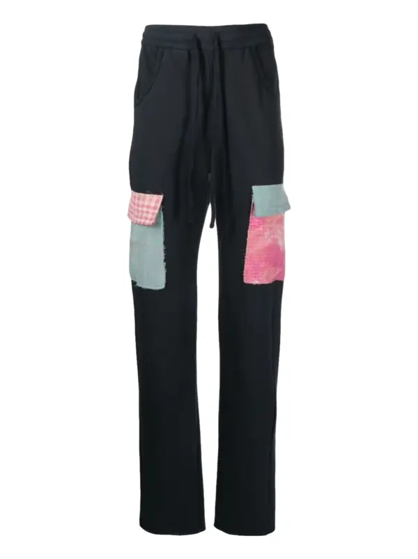 Alchemist Flap-pocket Track Pants - Black