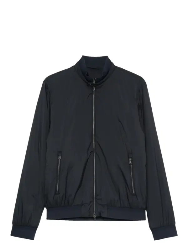 Herno Logo-plaque Bomber Jacket - Blue