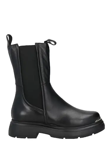 MJUS Leather Chelsea Ankle Boots - Black
