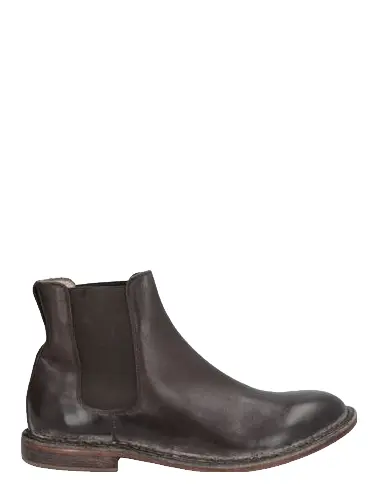 Moma Ankle Boots In Calfskin Leather - Brown