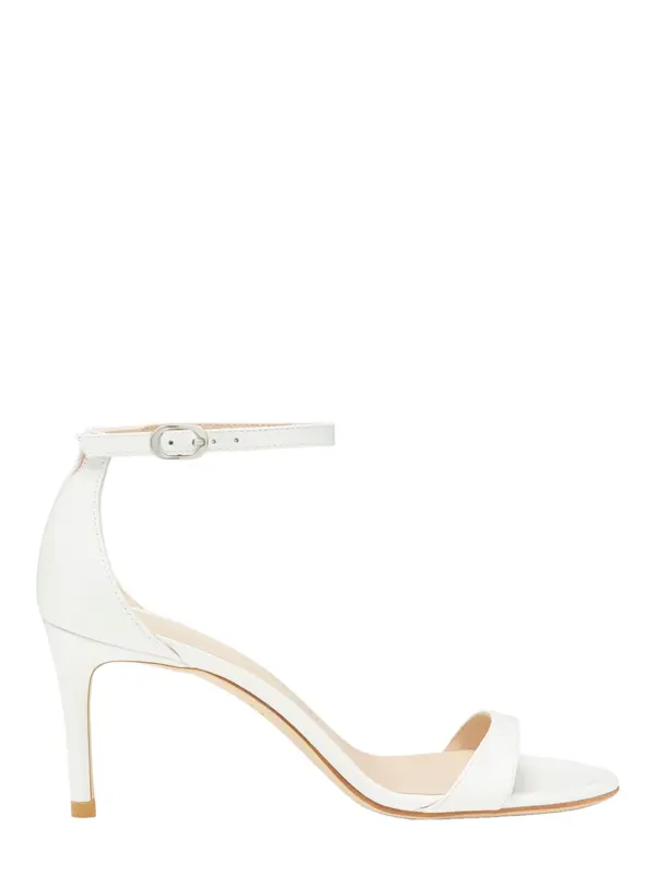 STUART WEITZMAN Nudist Ankle-strap Sandals - White