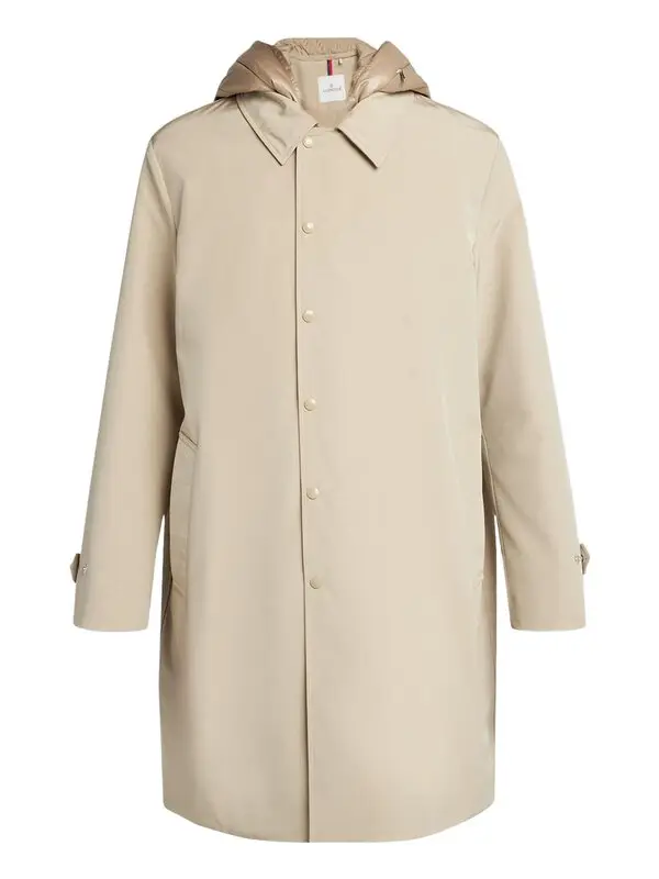 Moncler Miroir Long Parka - Stone