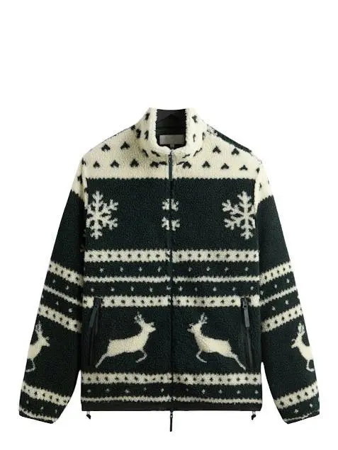 Kith All-over Printed Sherpa Jacket - Stadium