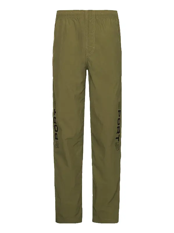 PORT A.C.A Sporto Nylon Track Pant - Olive