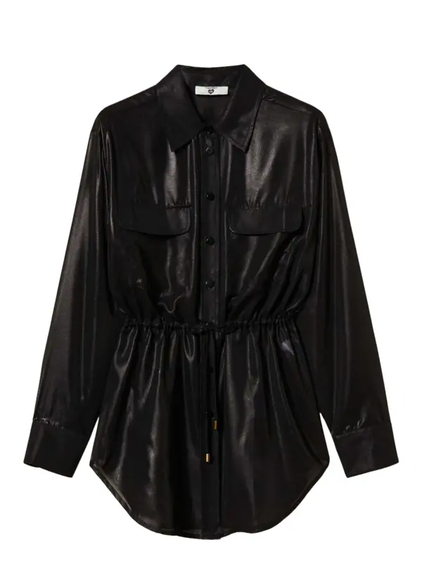 TWINSET Semi-sheer Shirt - Black