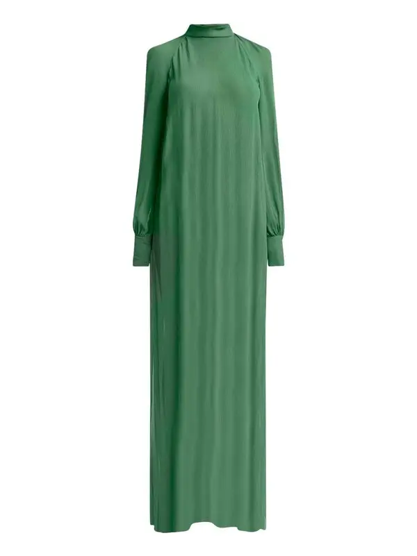 TOM FORD Silk Crepon Long Tunic - Grass Gree