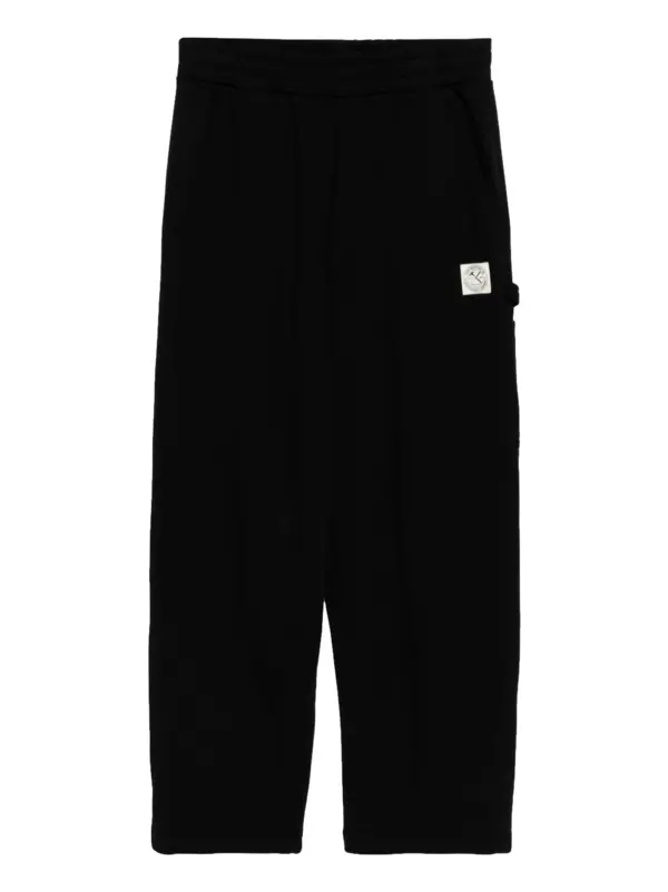 Izzue Logo Patch Sweatpants - Black