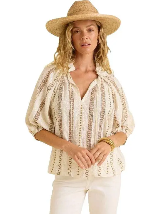 Calypso St. Barth Harper Top - Beige