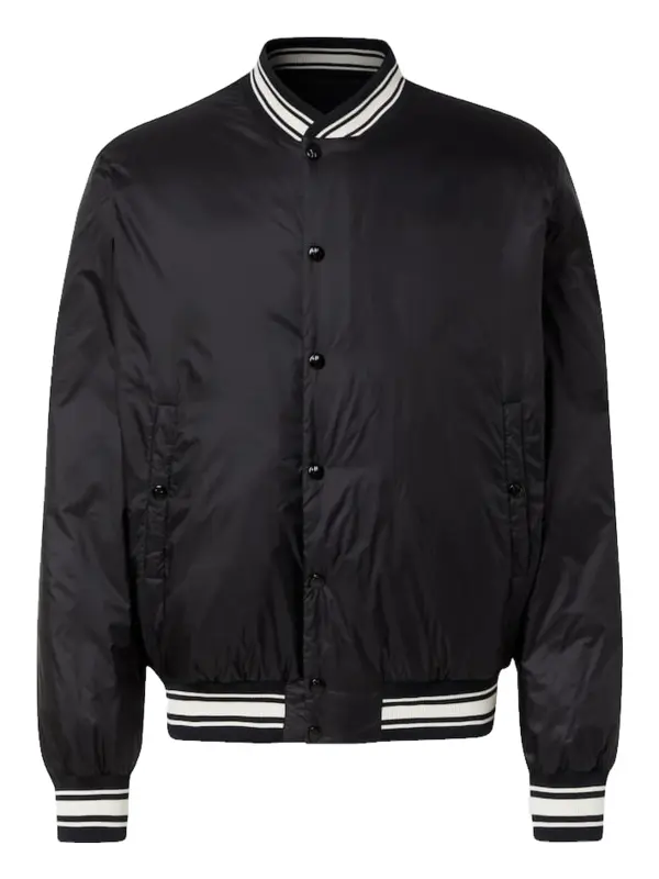 Moncler Bouchet Down Bomber Jacket - Black