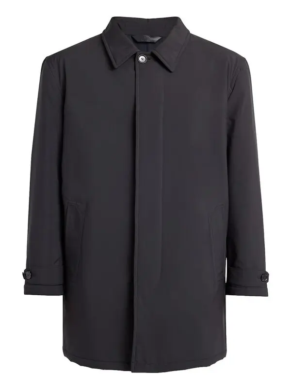 Brioni Car Coat - Dkblue