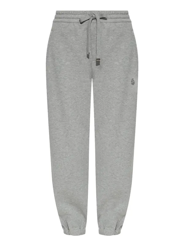 Alexander McQueen Logo-embroidered Track Pants - Grey