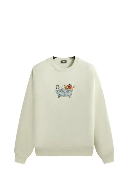 Kith X Sesame Street Ernie Nelson Crewneck Sweatshirt - Chalk